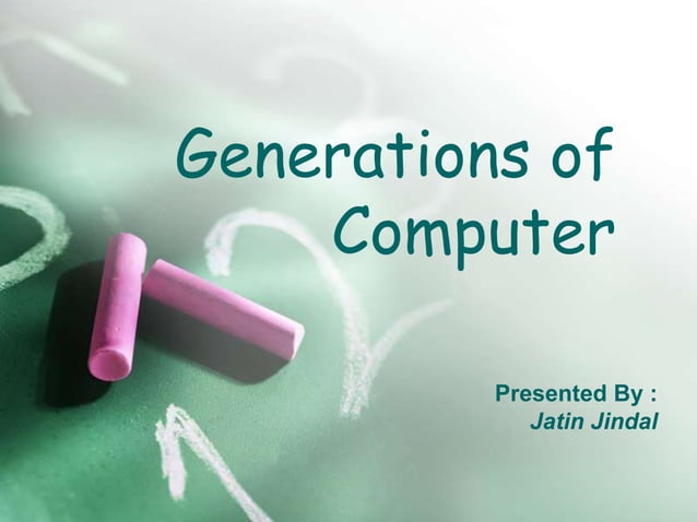 Generations of computer | PPT