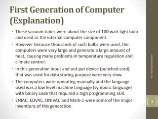 Generations of Computer | PPTX