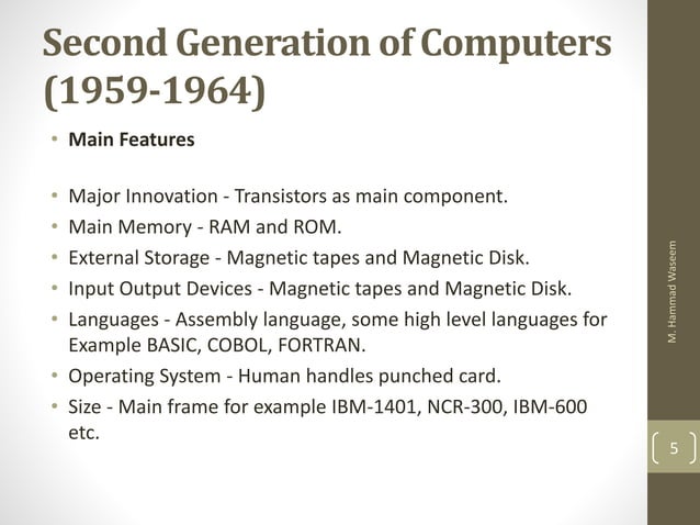 Generations of Computer | PPTX