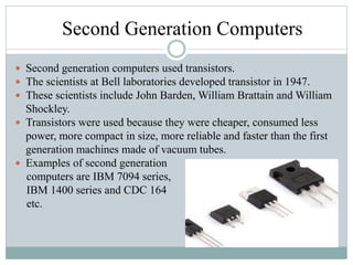 Generations of computer | PPTX