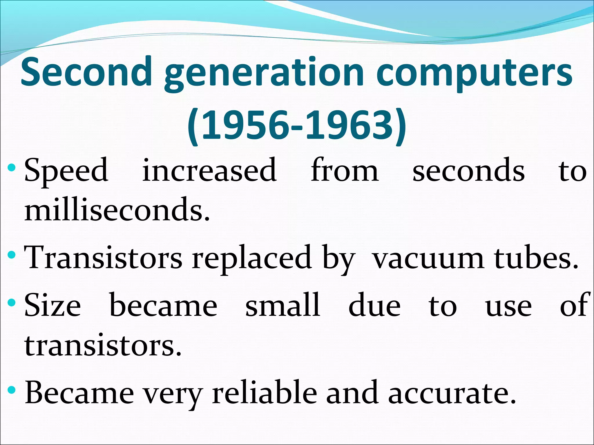 Generations of computer | PPT
