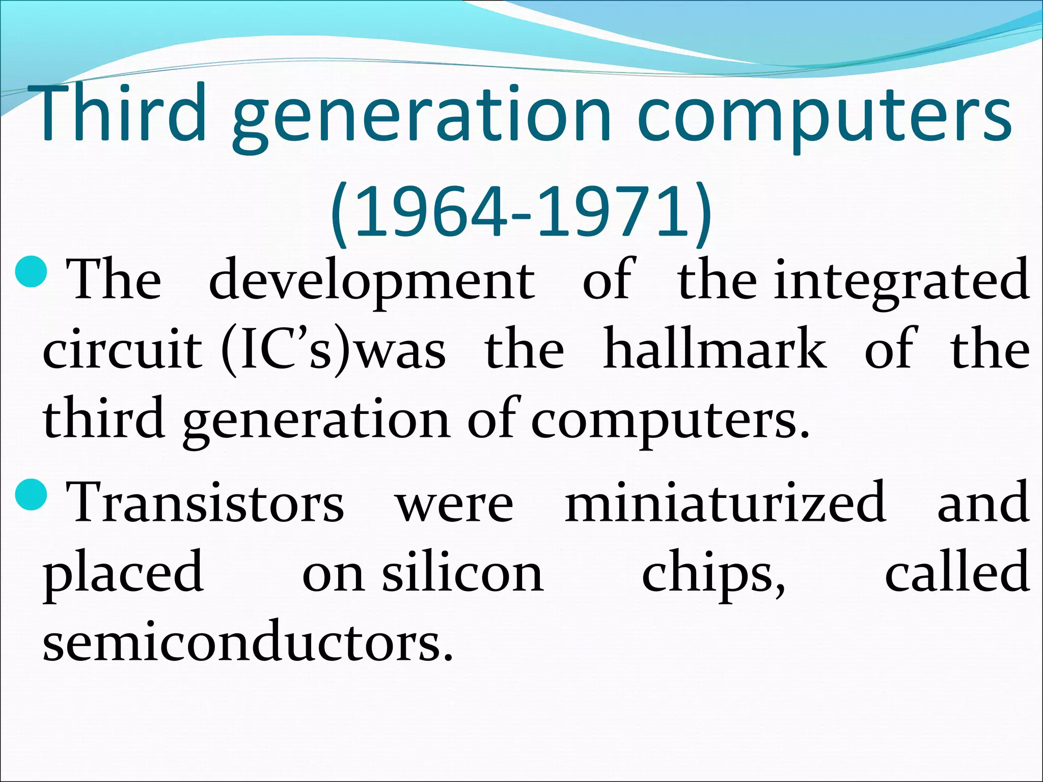 Generations of computer | PPT