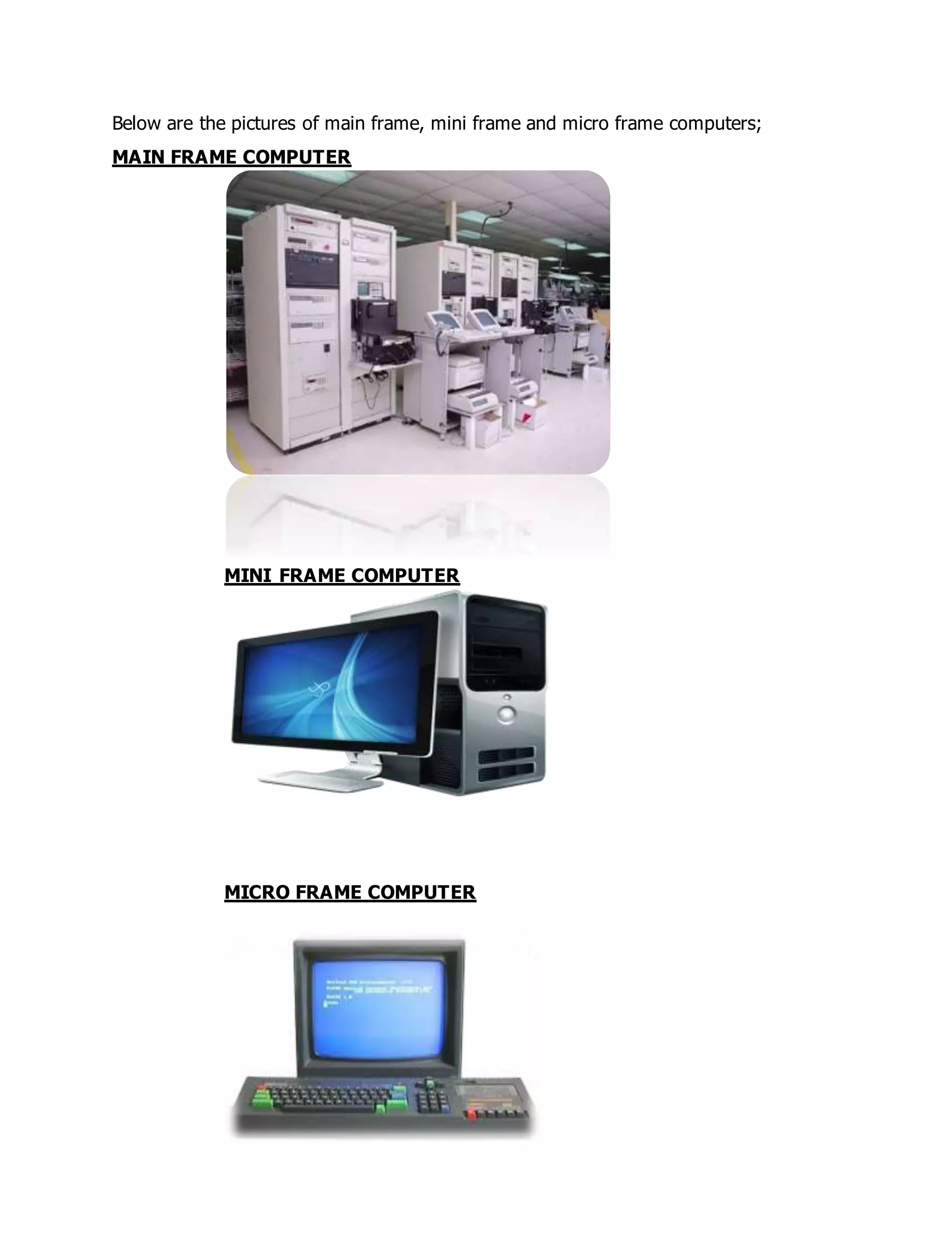 Generations of computers | DOCX | Computing | Technology & Computing