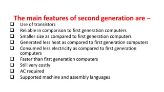 Generations of computer | PPTX