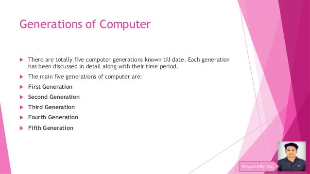 Generations of computer