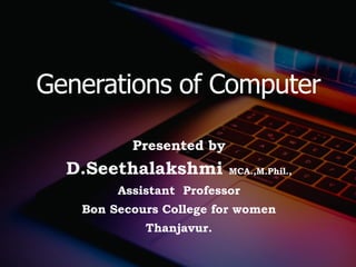 Generations of computer | PPTX