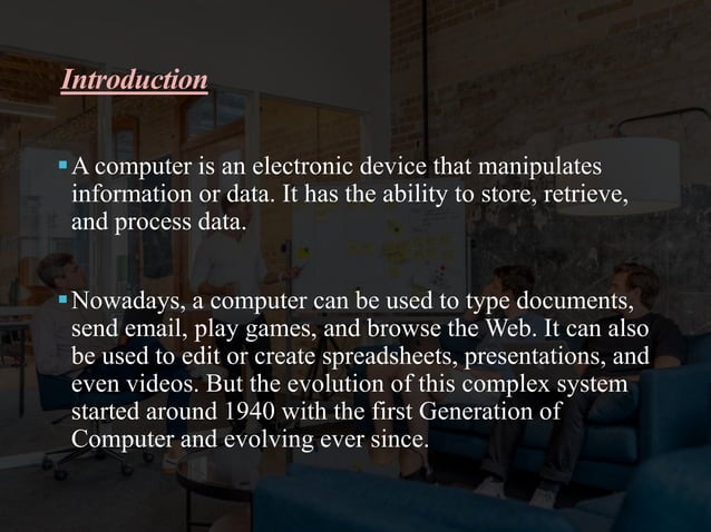 Generations of computer | PPT