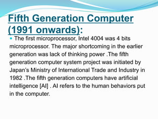 Generations of computer | PPT