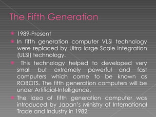 Generations of Computer (Basics of Computer).pptx