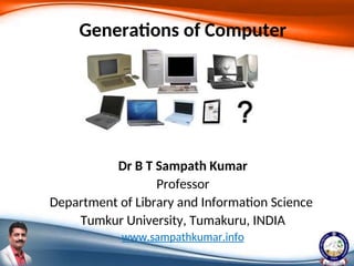 generations of computer and basic information about the 5th Gen | PPT
