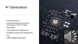 Generations of Computer ICT Lecture 2.pptx