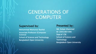Generations of Computer | PPT