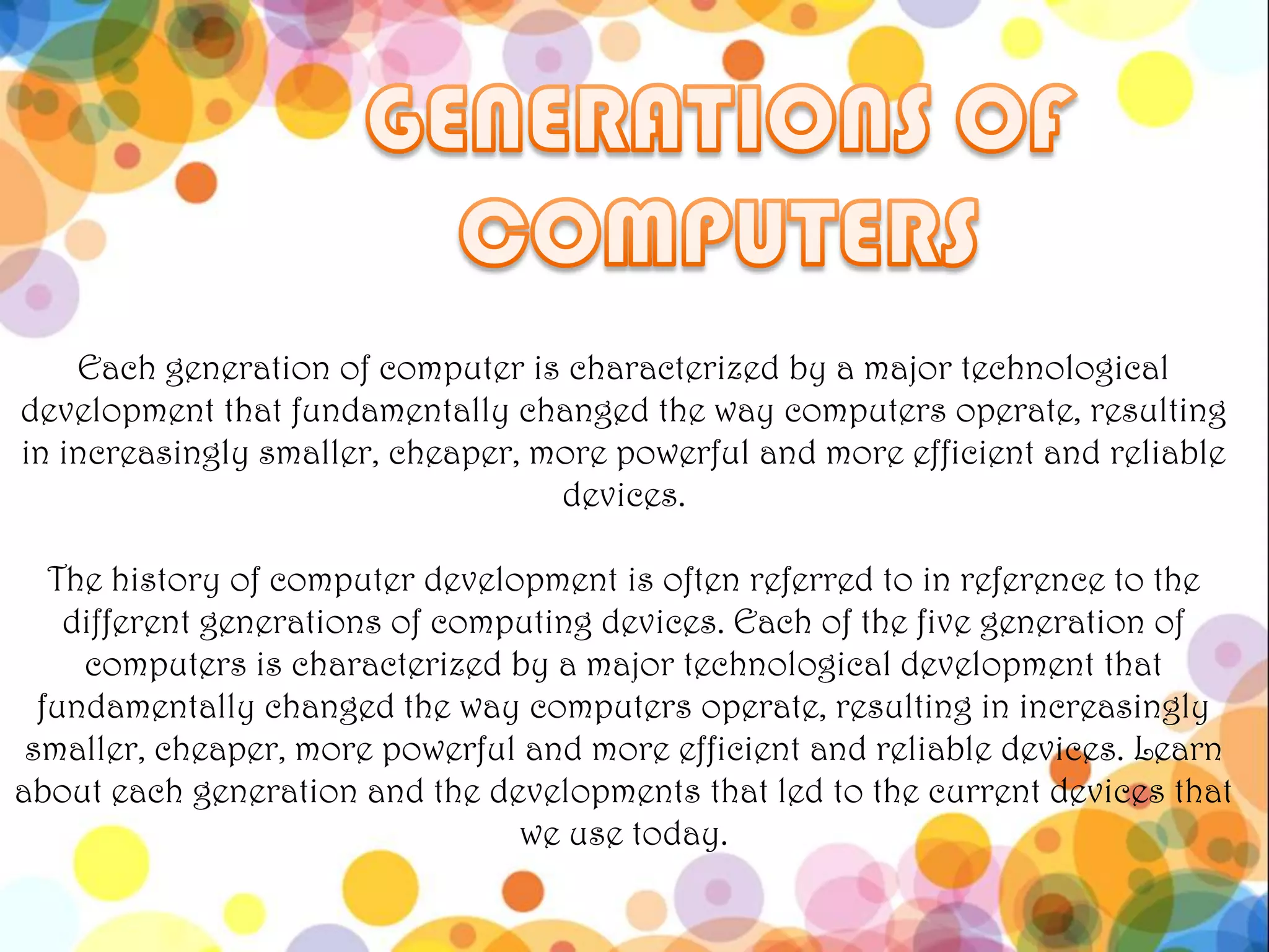 Generationsofcomputers | PPT