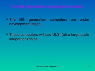 Generations of computers.15
