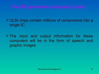 Generations of computers.15