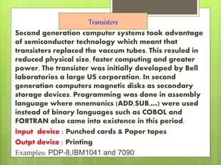 Generations of computers | PPT