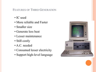 Generations of Computers | PPTX