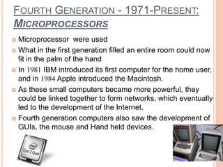 Generations of Computers | PPTX