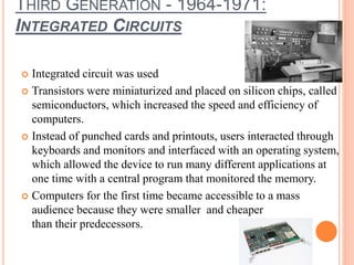 Generations of Computers | PPTX