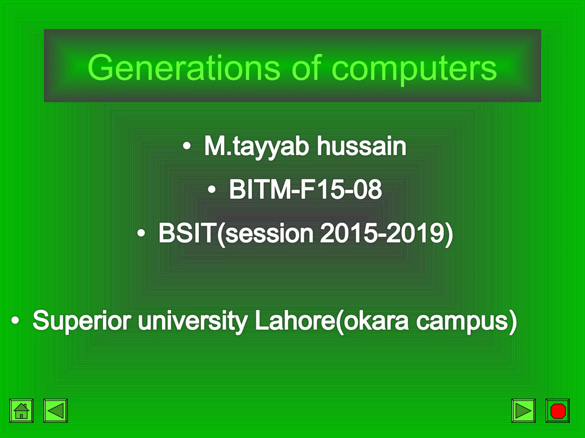 Generations Of Computers Ppt