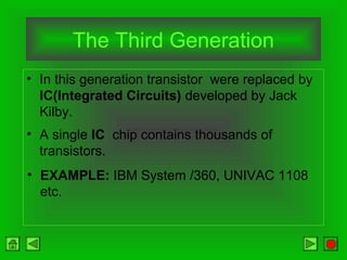 Generations of computers | PPT