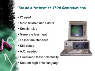 Generations of computers | PPTX