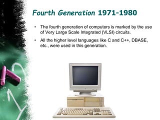 Generations of computers | PPTX
