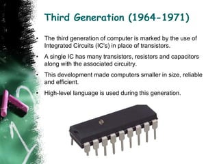 Third Generation Computers Integrated Circuits