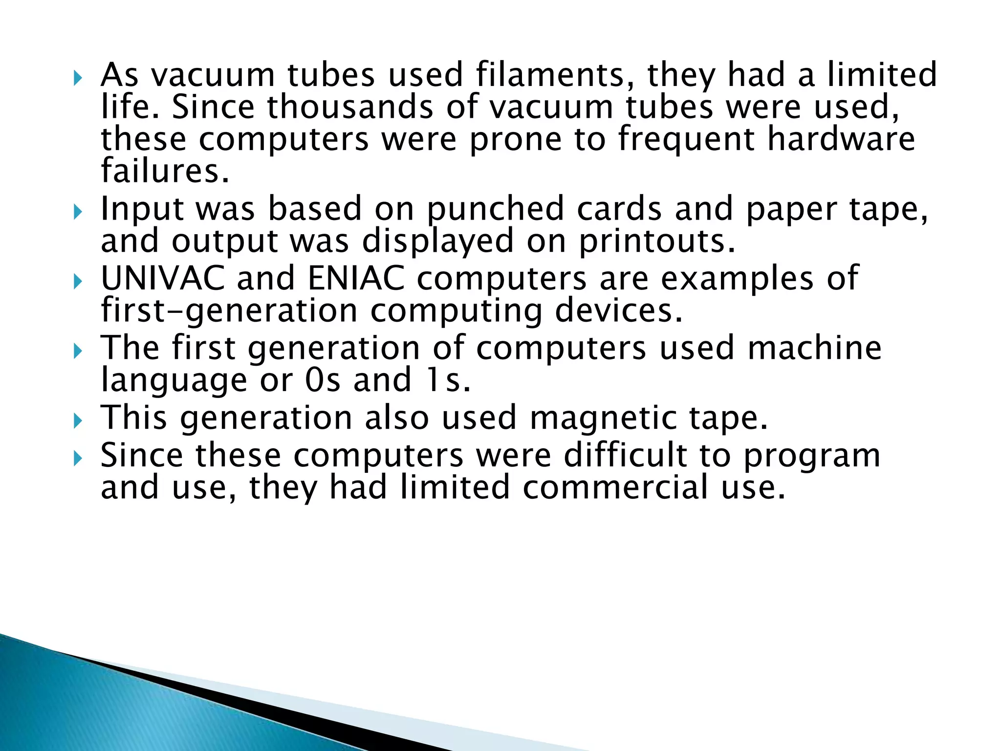 Generations Of Computers Pptx Computing Technology And Computing