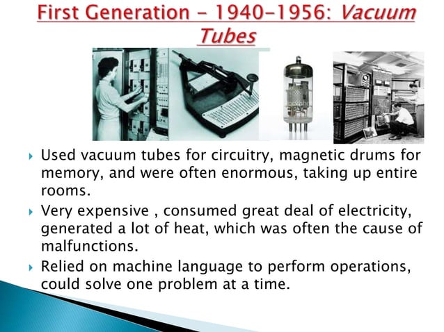 Generations of computers | PPTX | Computing | Technology & Computing