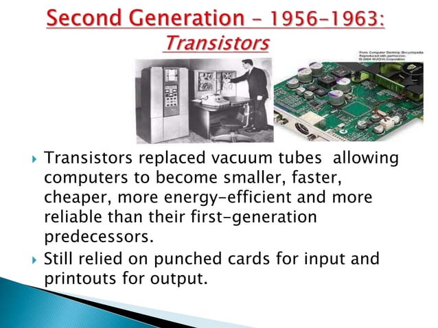 Generations of computers | PPTX | Computing | Technology & Computing