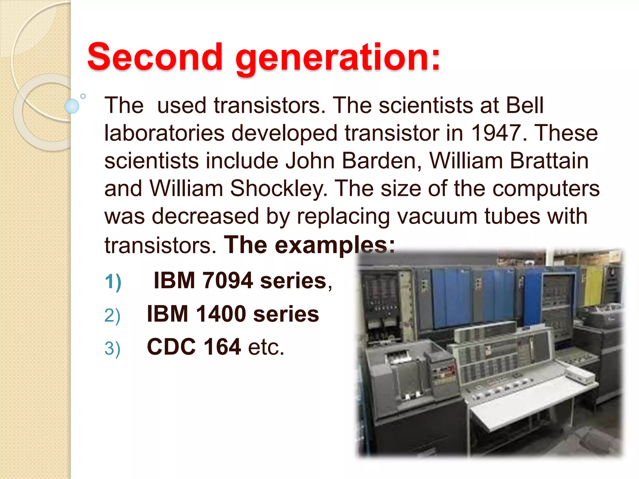 Generations Of Computers Pptx Computing Technology And Computing
