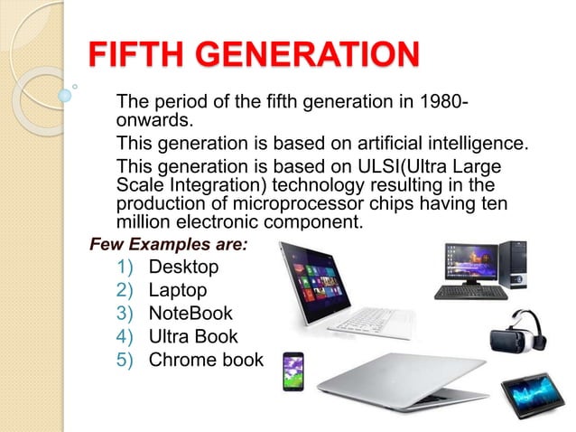 Generations of computers | PPTX | Computing | Technology & Computing