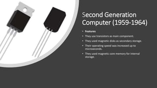 Generations of computers | PPTX | Computing | Technology & Computing