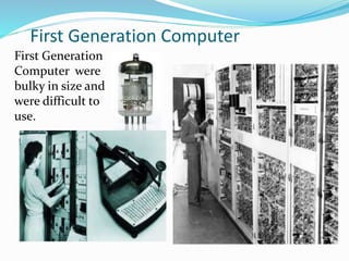 Generations of computers | PPT