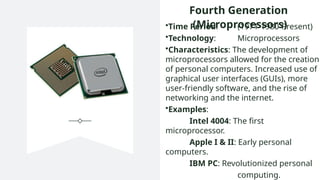 Generations of Computers-The five generations of computers show the ...