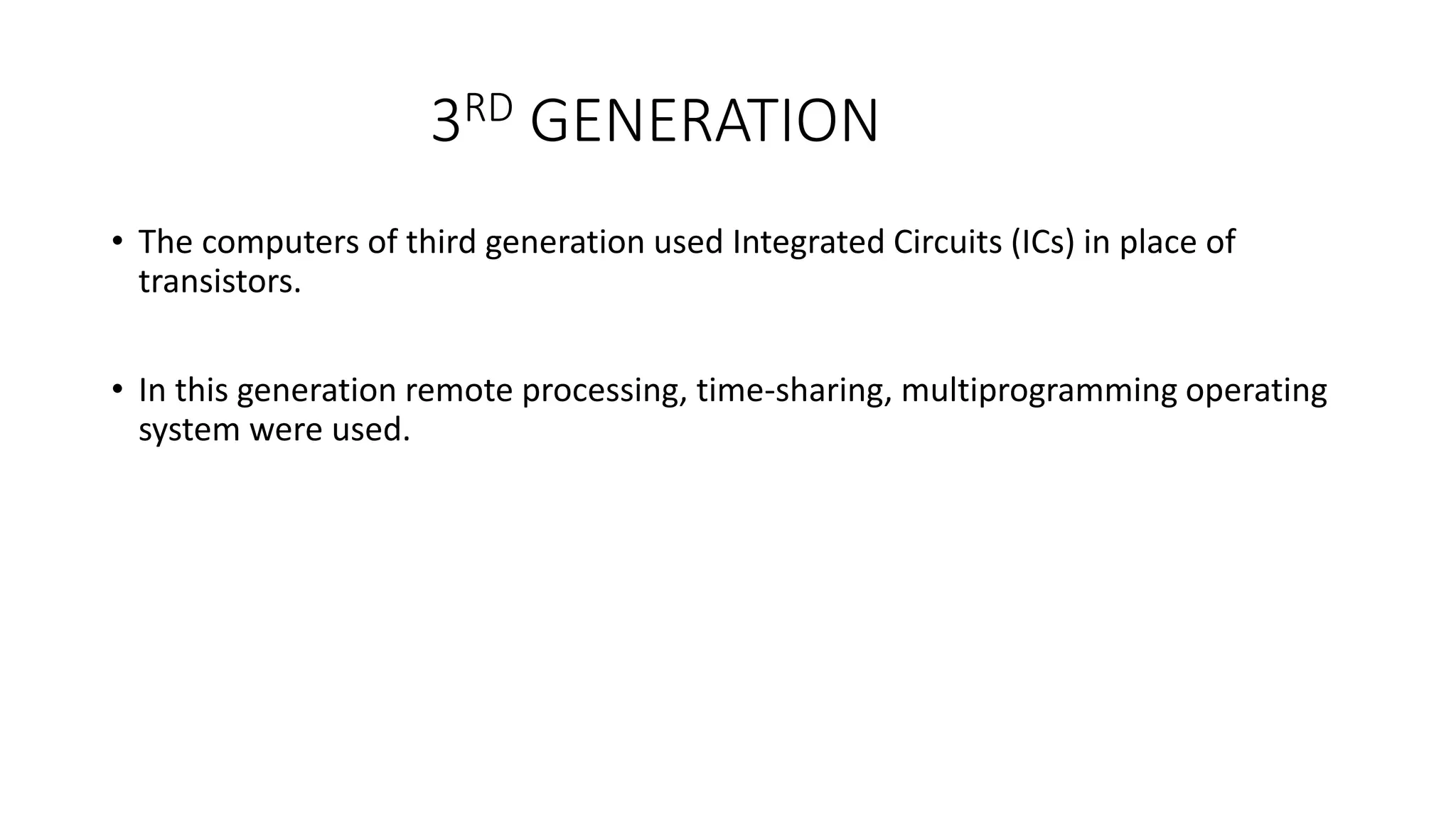 GENERATIONS OF COMPUTERS 2.pptx | Computing | Technology & Computing