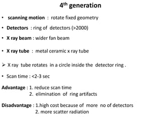 Generations of CT scanner | PPTX