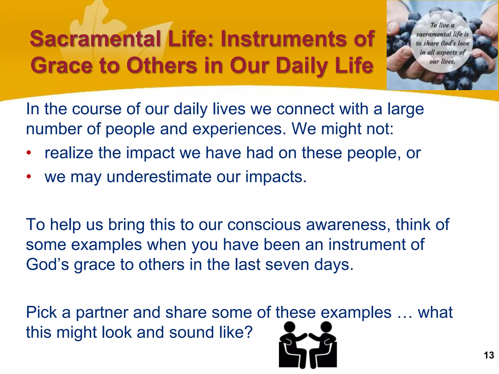 Generations of Faith the Sacramental Life Oct 2018 | PPTX