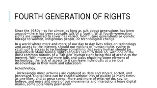 Generations of Human Rights.pptx notes ballb | PPTX