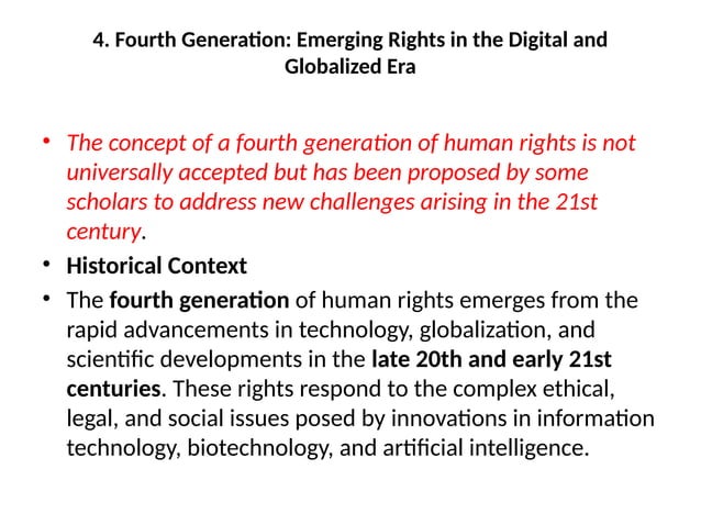 Generations of Human Rights notes for exam.pptx