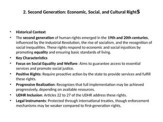 Generations of Human Rights notes for exam.pptx
