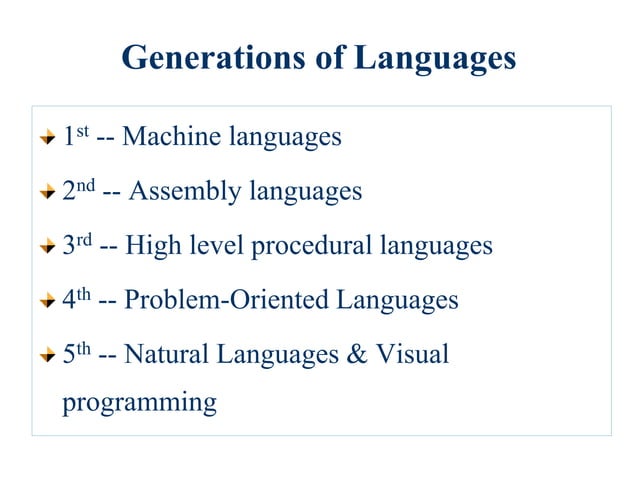 PROGRAMMING AND LANGUAGES | PPT | Programming Languages | Computing