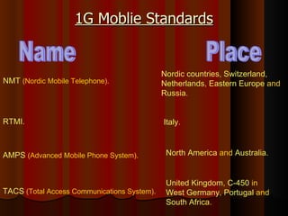 Generations of mobile | PPT
