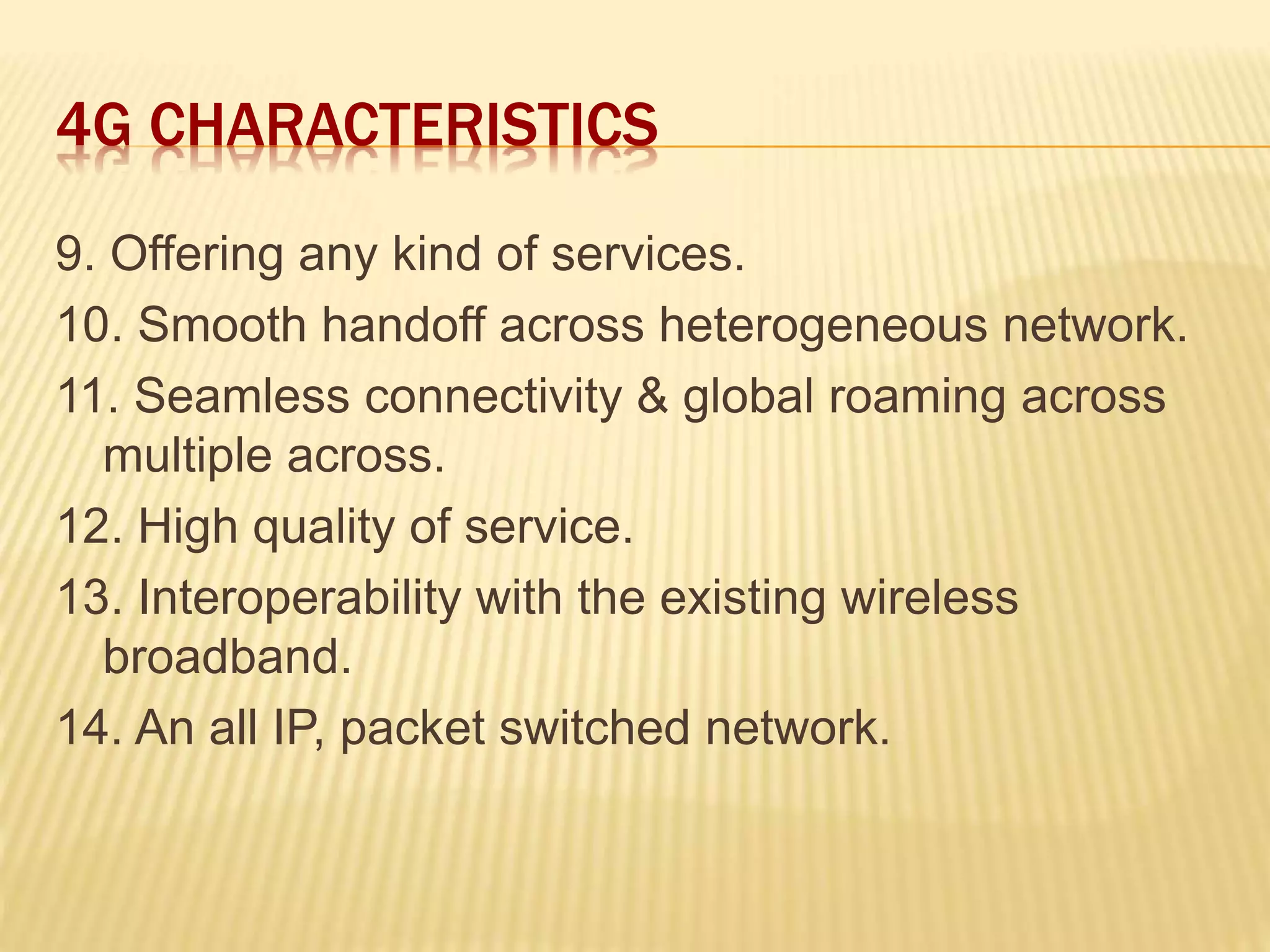 Generations Of Mobile Cellular Communication New Ppt Free Download