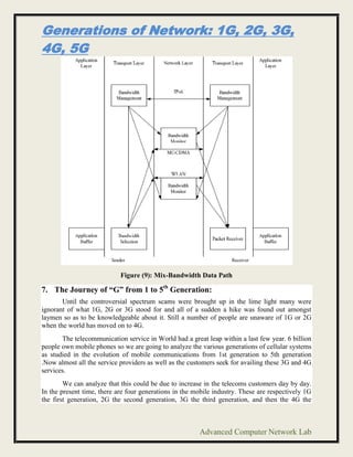 Generations of network 1 g, 2g, 3g, 4g, 5g | DOCX
