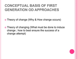 Generations of planned organisational change | PPTX