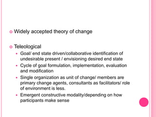 Generations of planned organisational change | PPTX