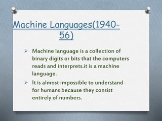 Generations of programming_language.kum_ari11-1-1-1 | PPT