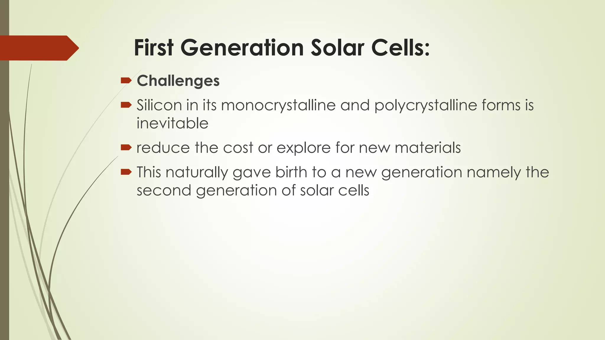 Generations of solar cells | PDF